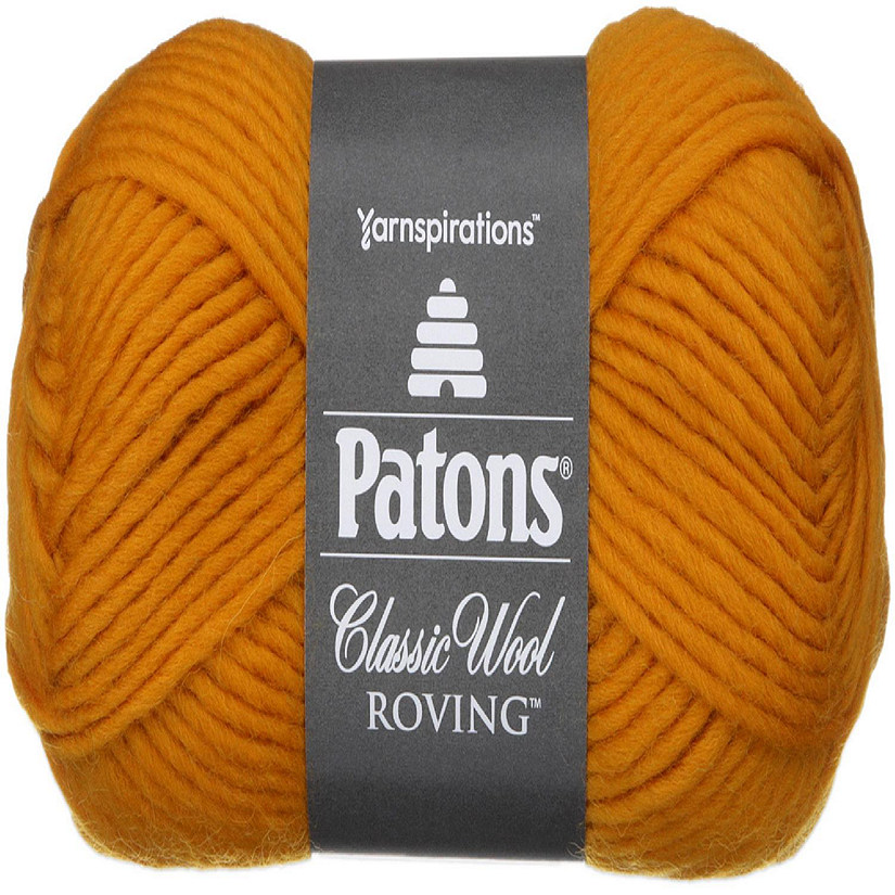 Patons Classic Wool Roving Yarn-Yellow