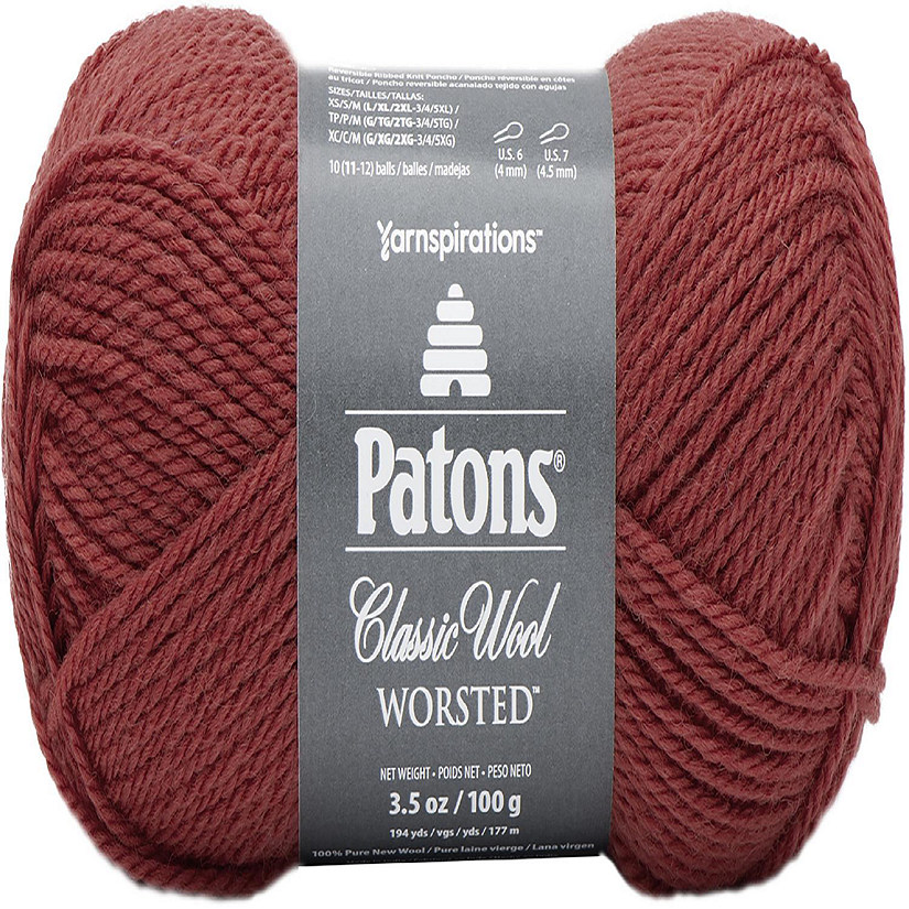 Patons Classic Wool Yarn-Scarlet | Oriental Trading