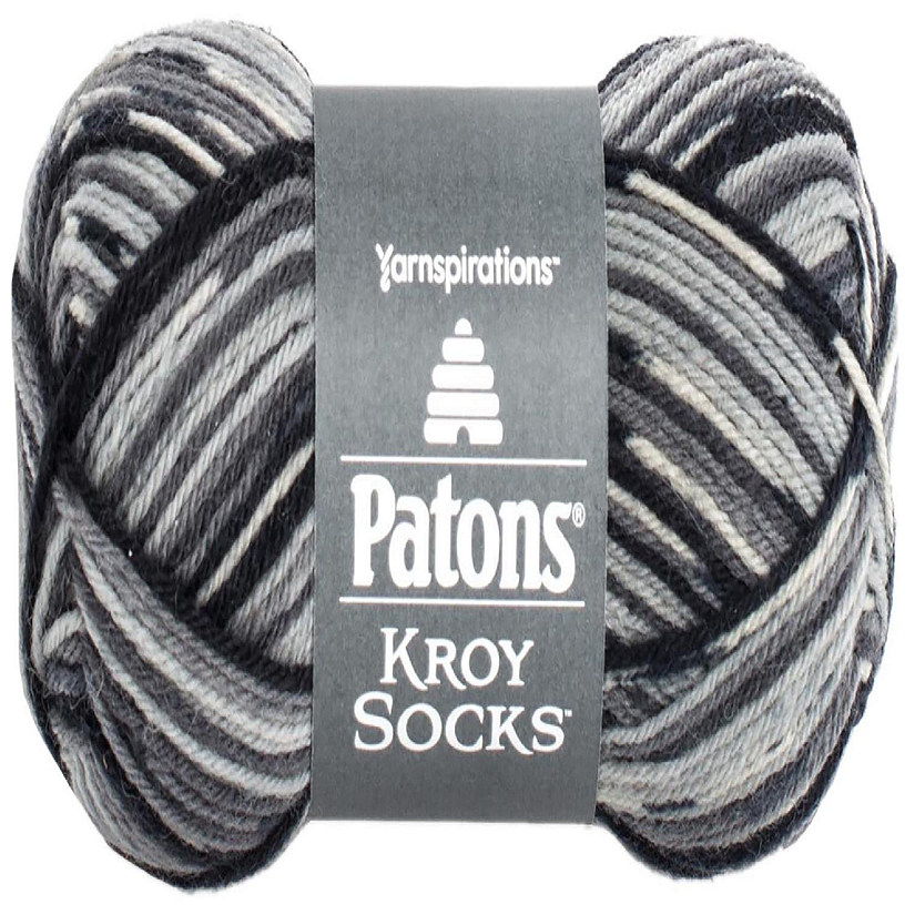 Patons Kroy Socks Yarn-Slate Jacquard