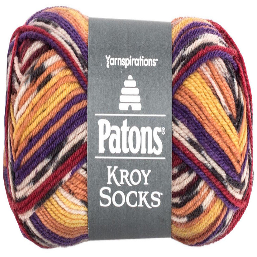 Patons Kroy Socks Yarn-Sunset Jacquard | Oriental Trading