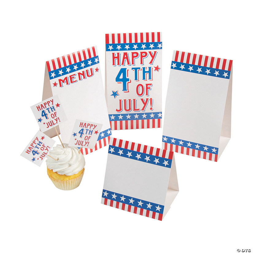 Patriotic Buffet Decorating Kit - 12 Pc. - Discontinued