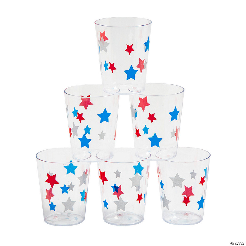 Patriotic Plastic Shot Glasses - 24 Pc. | Oriental Trading