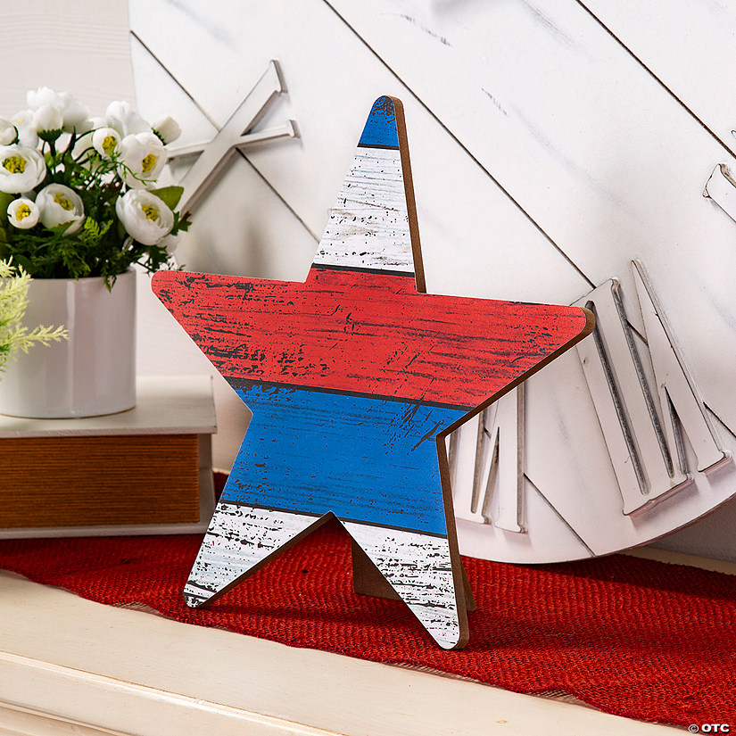 Patriotic Star Tabletop Decoration - Discontinued