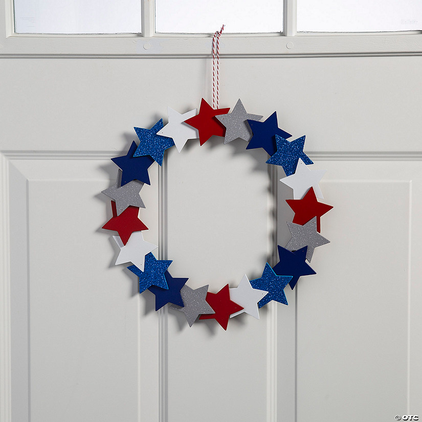 Patriotic Star Wreath | Oriental Trading