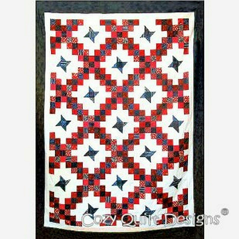 Pattern Friendship Chain for 2 1/2" Strips- Four Sizes Cozy Quilt Design