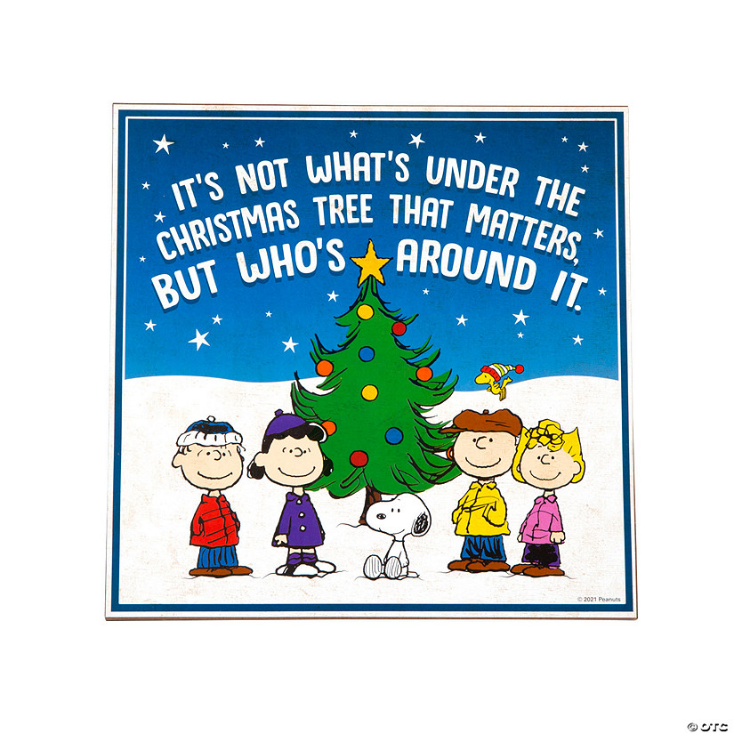 Peanuts ® Christmas Sign - Discontinued