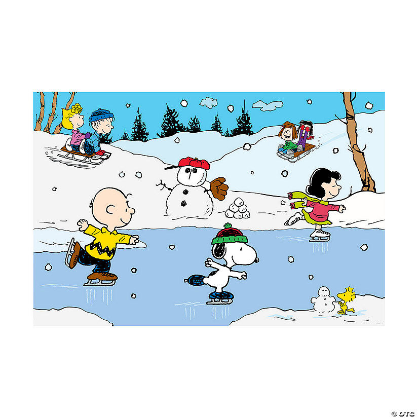 Peanuts ® Winter Backdrop Banner - 3 Pc.