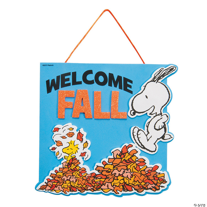 Peanuts® Welcome Fall Sign Craft Kit