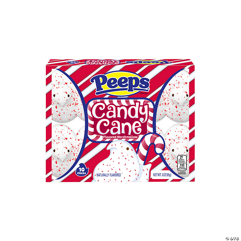 PEEPS ® Marshmallow Candy Cane Chicks - 10 Pc. - Discontinued