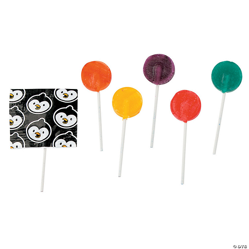 Penguin Printed Lollipops - Discontinued