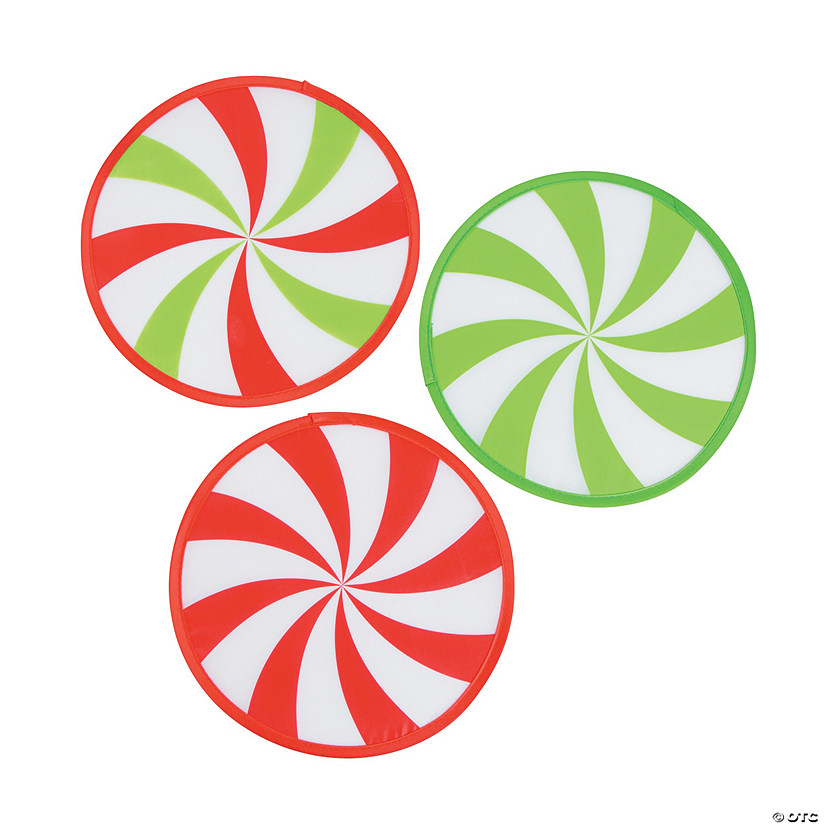 Peppermint Candy Flying Discs - Discontinued