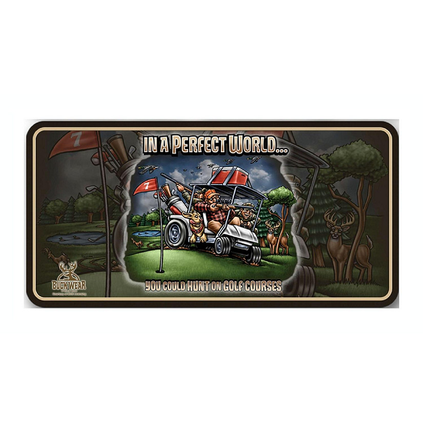 Perfect World Golf License Plate | Oriental Trading
