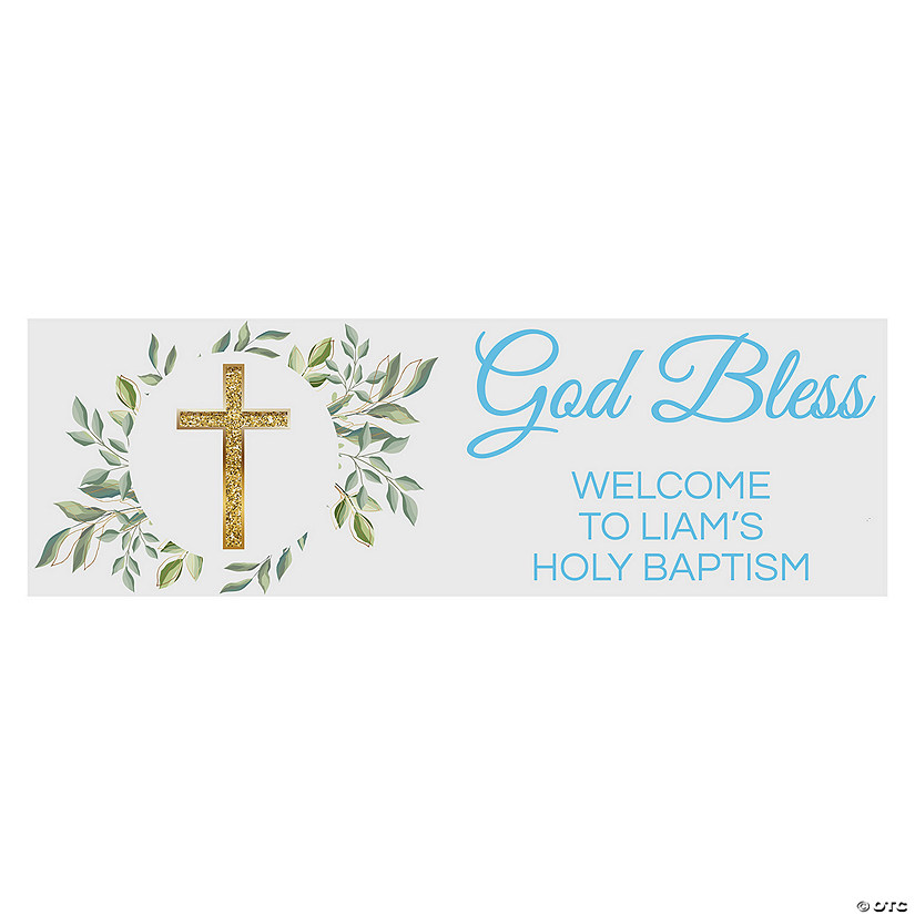 Personalized Religious Occasion Banner | Oriental Trading