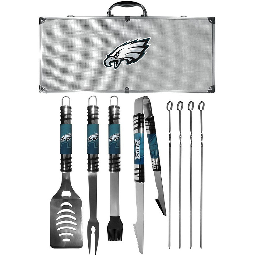 Philadelphia Eagles 8 pc Tailgater BBQ Set | Oriental Trading