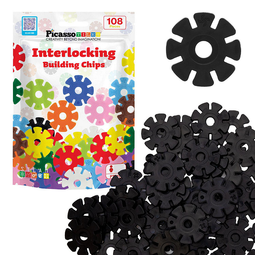 PicassoTiles Building Chips Interlocking Disc Construction Blocks in ...