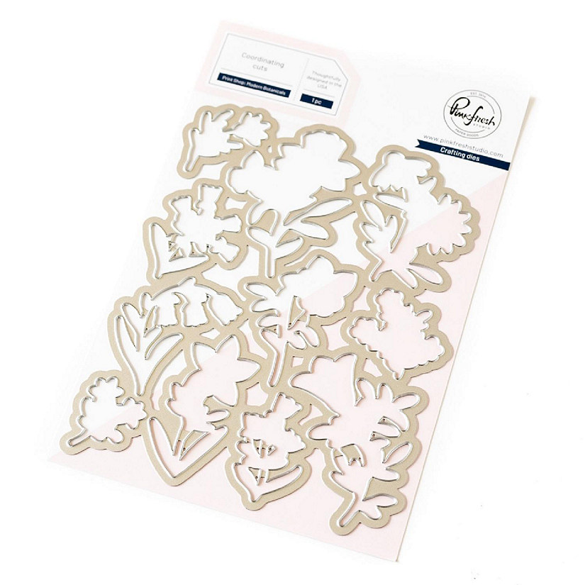 Pinkfresh Studio Die Set -Print Shop: Modern Botanicals | Oriental Trading