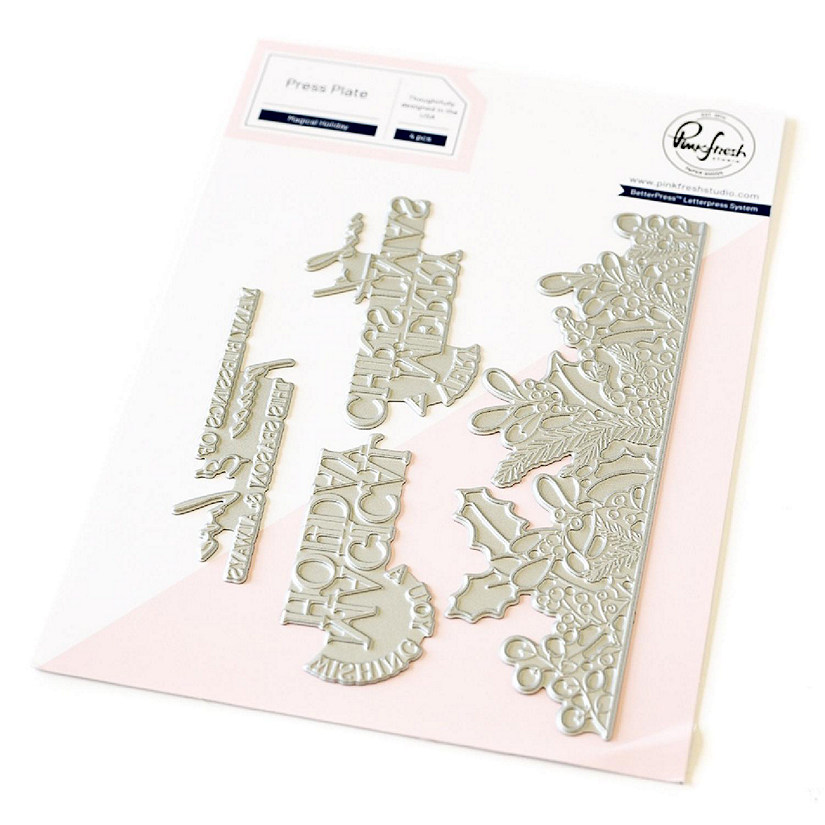 Pinkfresh Studio Press Plate-Magical Holiday | Oriental Trading