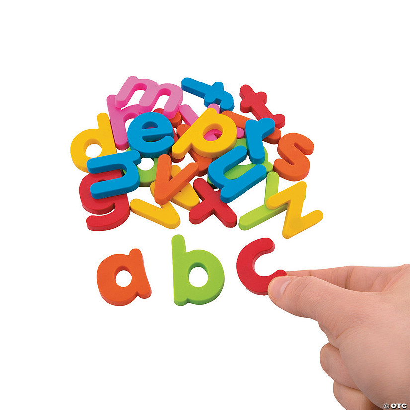 Plastic Magnetic Letters - Lowercase Letter Set - 57 Pc. | Oriental Trading