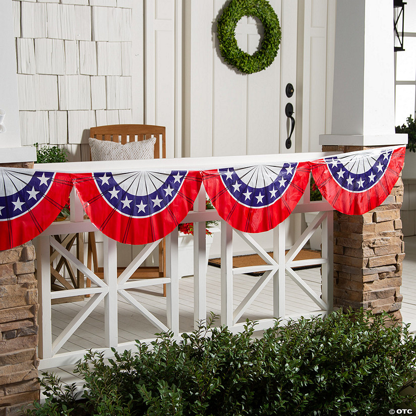 Plastic Patriotic Bunting | Oriental Trading