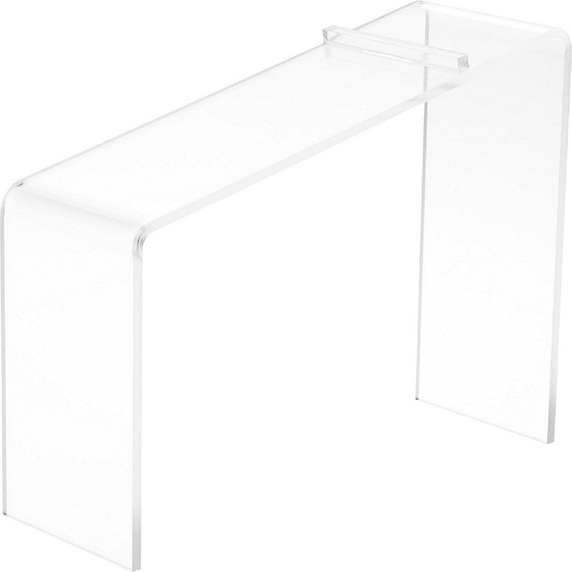 Plymor Clear Acrylic Elevated Heel Shoe Display Riser, 3" W x 9" D x 7 ...