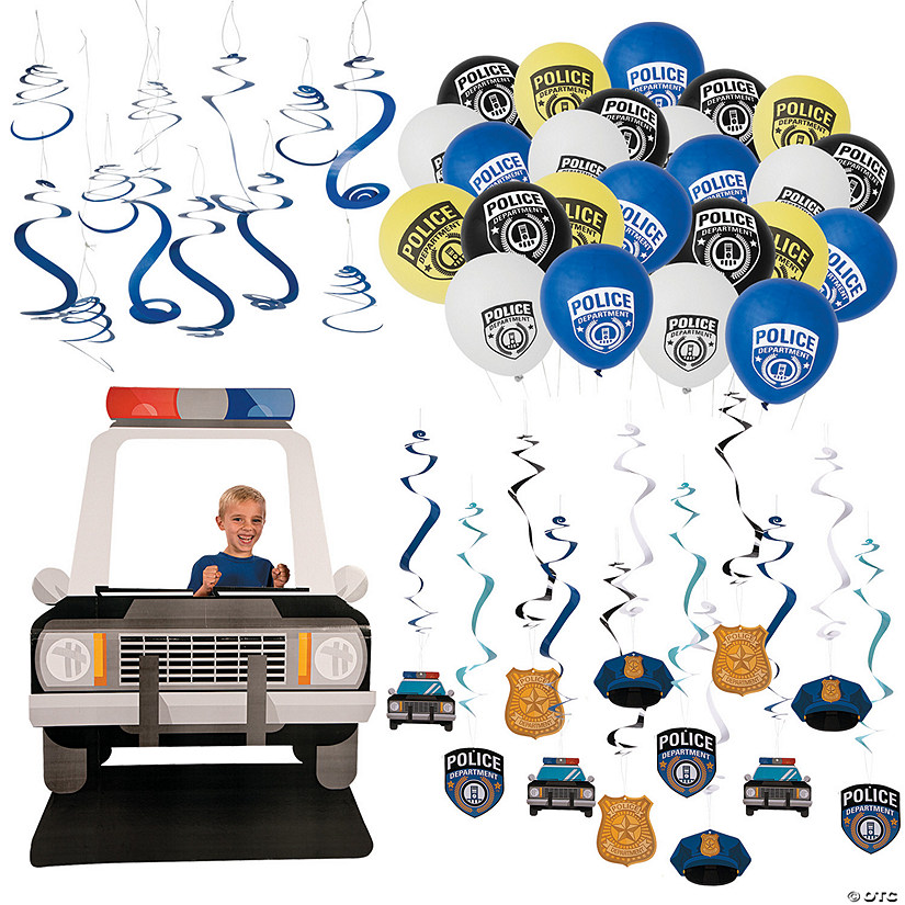 Police Party Decorating Kit - 49 Pc.