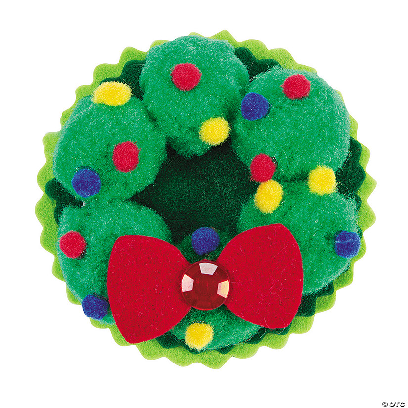 Pom-Pom Wreath Pin Craft Kit - Discontinued