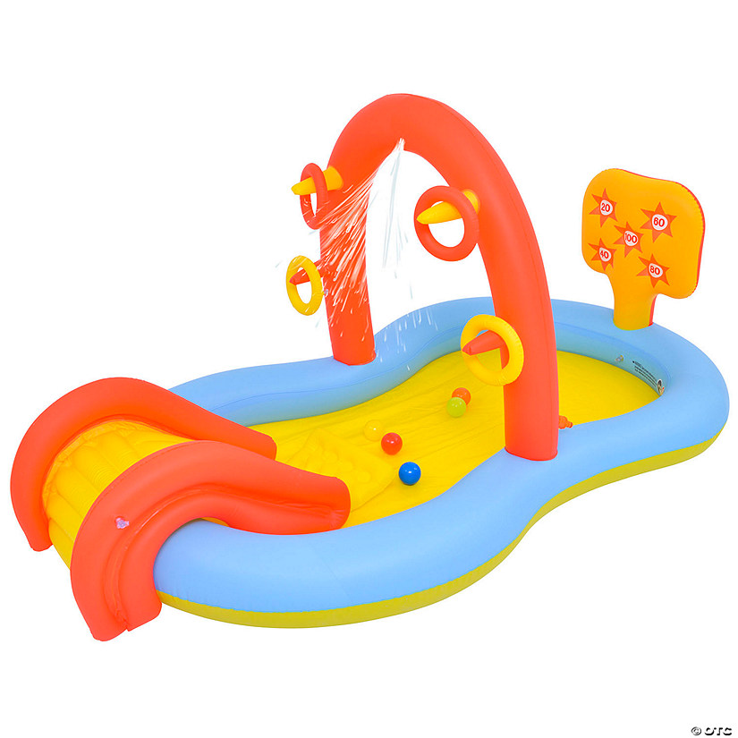 Pool Central - 7ft Inflatable Children's Interactive Water Play Center ...