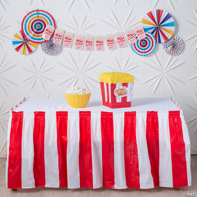Popcorn Carnival Party Decorating Kit - 9 Pc.
