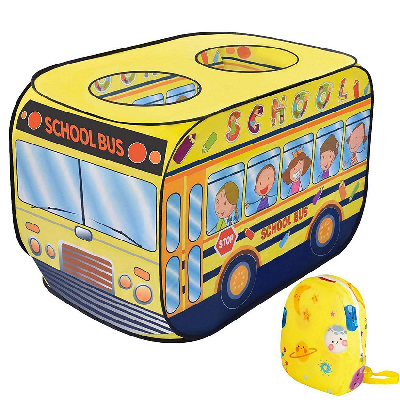 PopFun-School Bus Kids Pop Up Tent | Oriental Trading