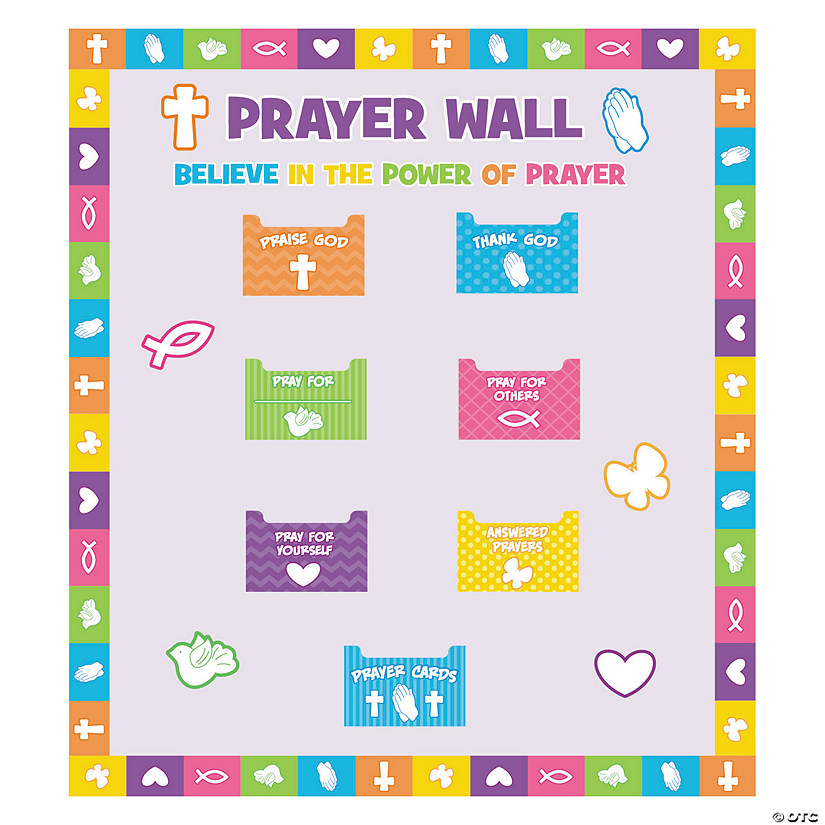 Prayer Wall Bulletin Board Set - 134 Pc. | Oriental Trading