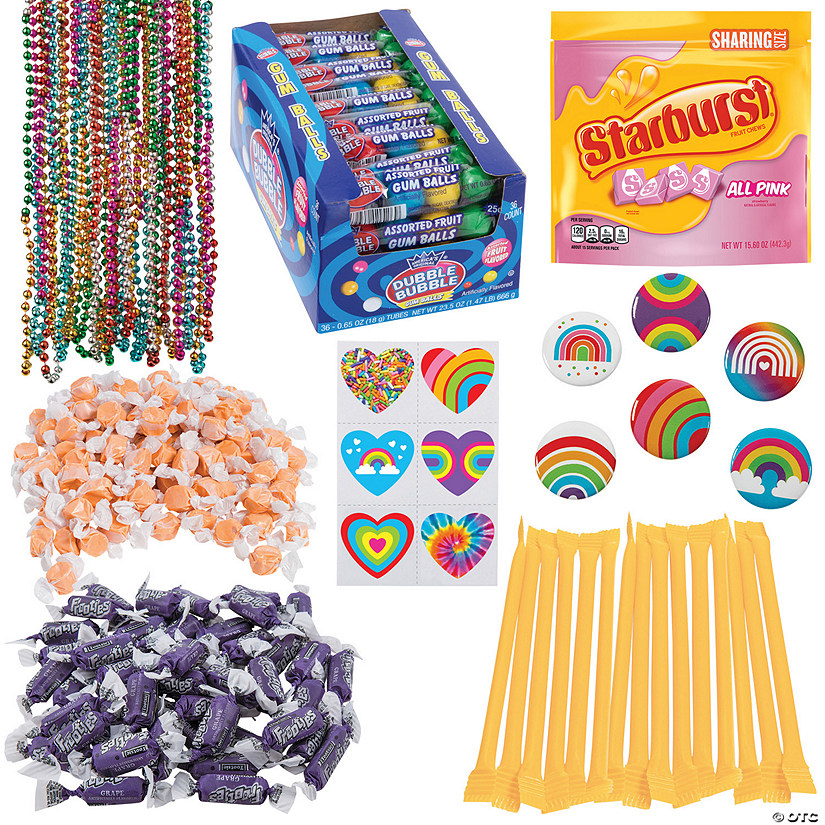 Pride Candy & Favors Throw Kit - 1087 Pc.