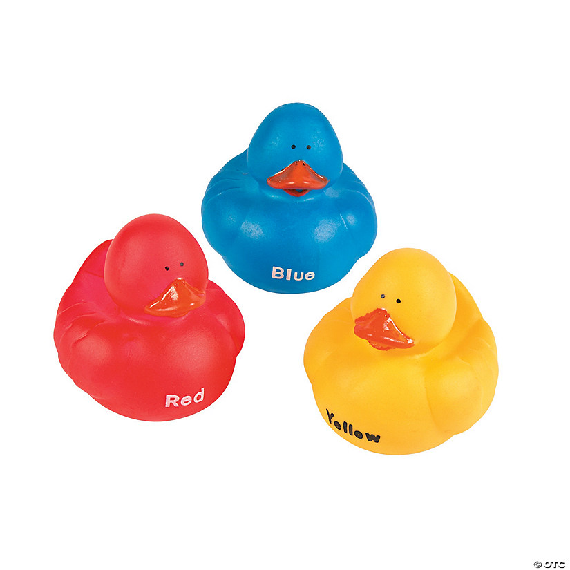 Primary Color Rubber Duckies - Discontinued