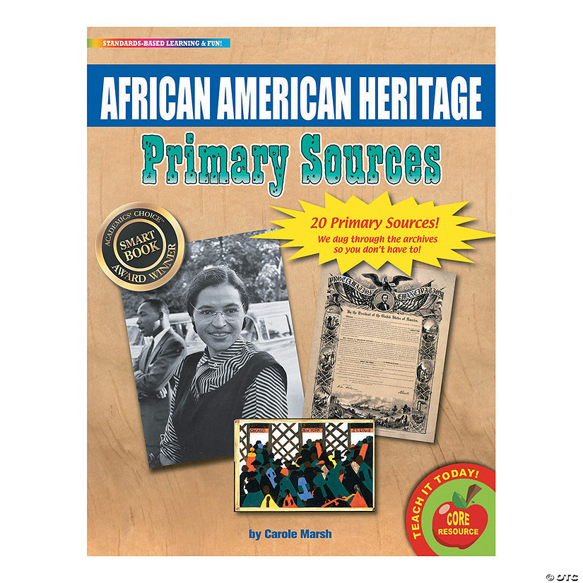 Primary Sources Documents: African American Heritage - 20 Pc ...