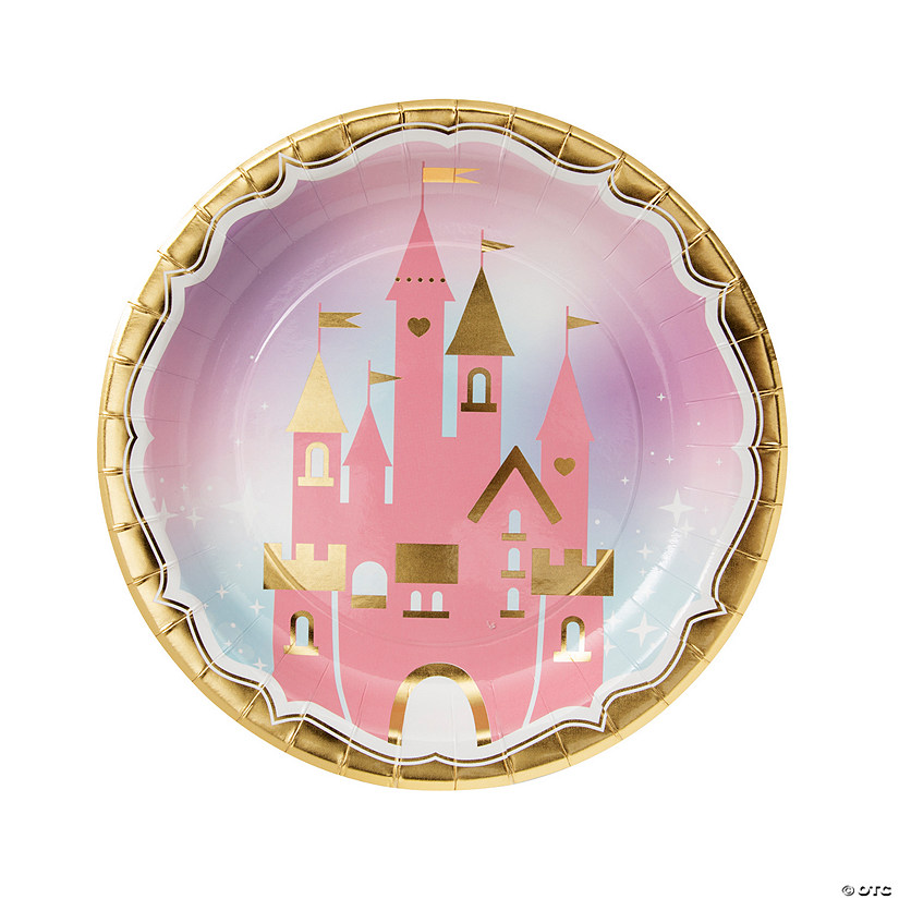 Princess Castle Dinner Plates - 8 Pc. | Oriental Trading