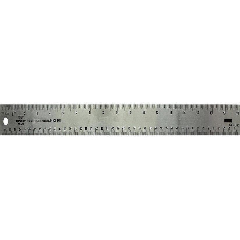 Pro Art Ruler 18" Stainless Steel