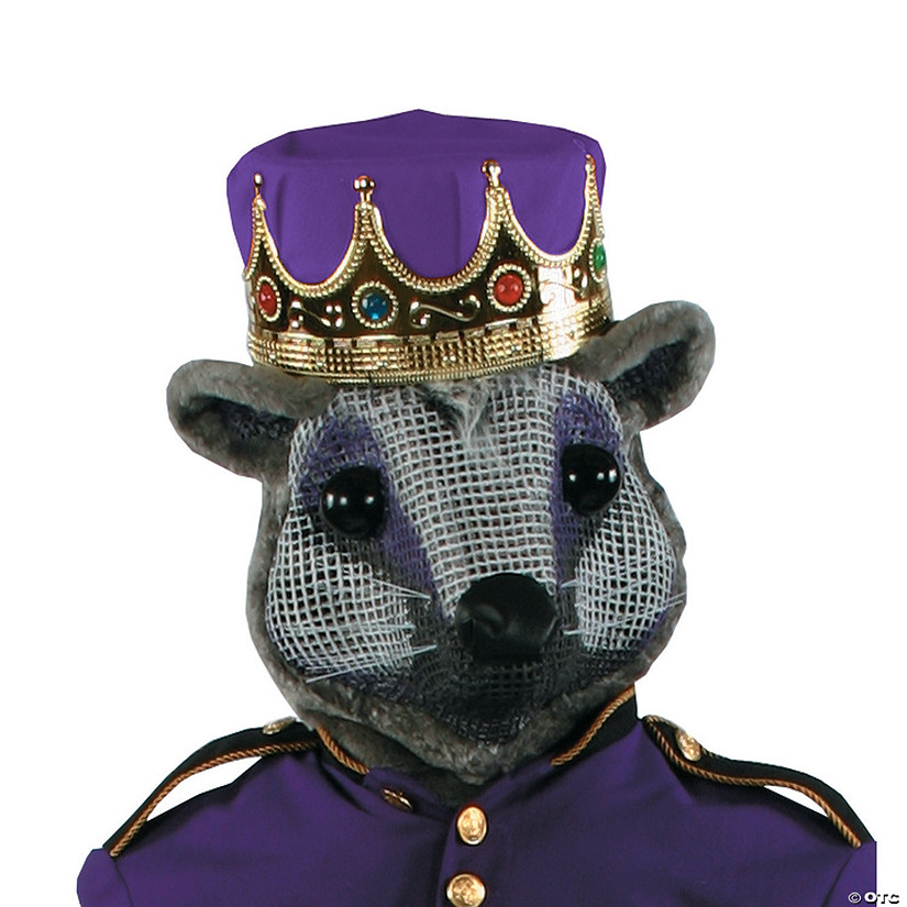 Purple Crown Mouse King Head Mask