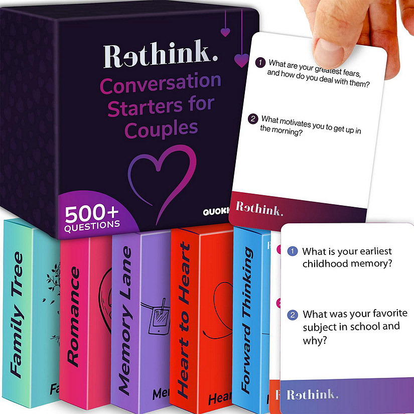 QUOKKA Conversation Cards for Married Couples - Know Me Better Questions Game - Premium Version ...