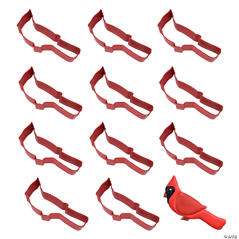 R&M CARDINAL 4.5" COOKIE CUTTER RED