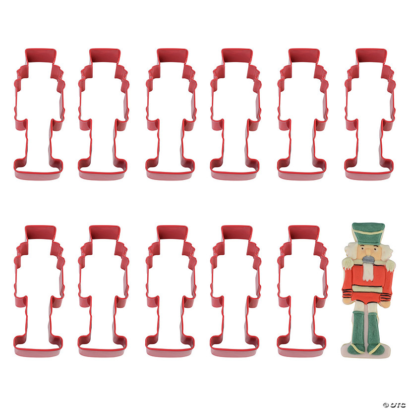 R&M NUTCRACKER 4" COOKIE CUTTER RED