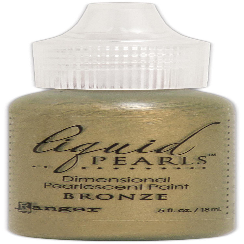 Ranger Liquid Pearls Dimensional Pearlescent Paint .5oz-Bronze ...