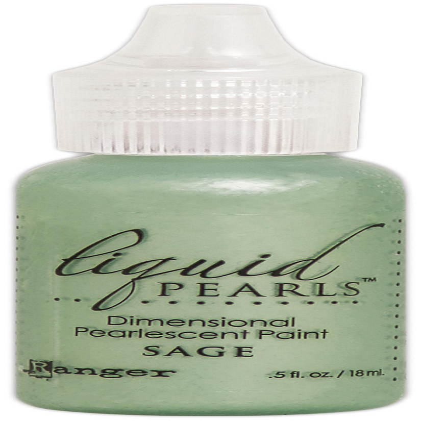 Ranger Liquid Pearls Dimensional Pearlescent Paint .5oz-Sage | Oriental ...