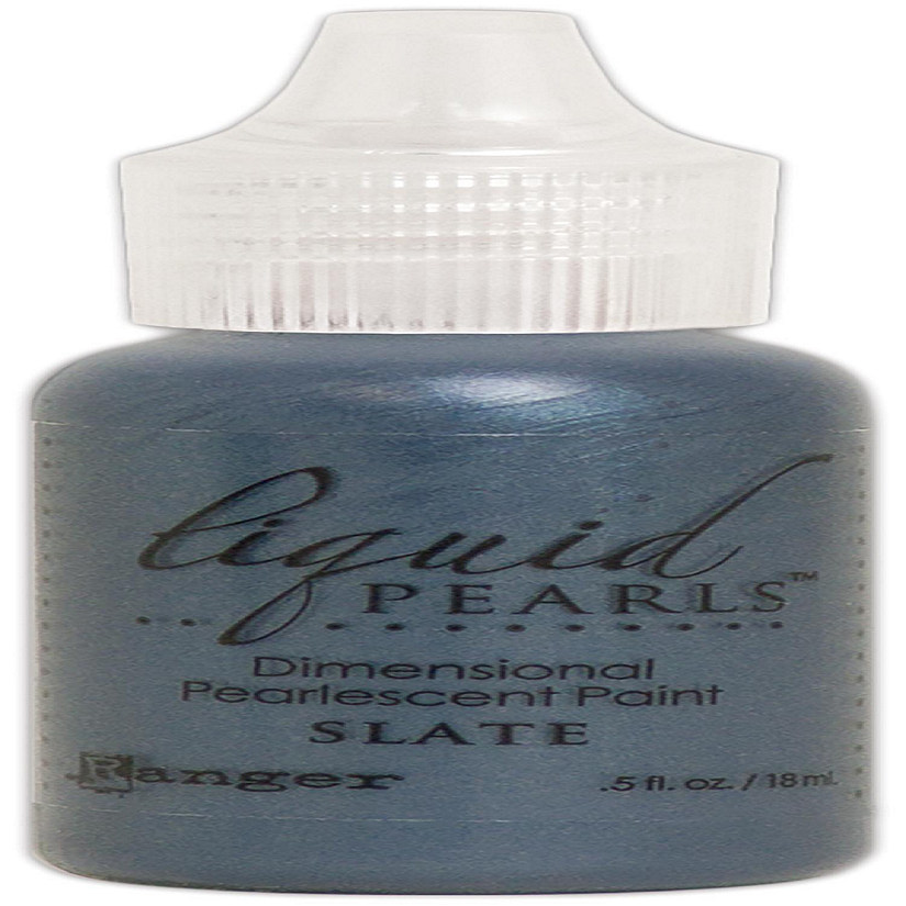 Ranger Liquid Pearls Dimensional Pearlescent Paint .5oz-Slate ...