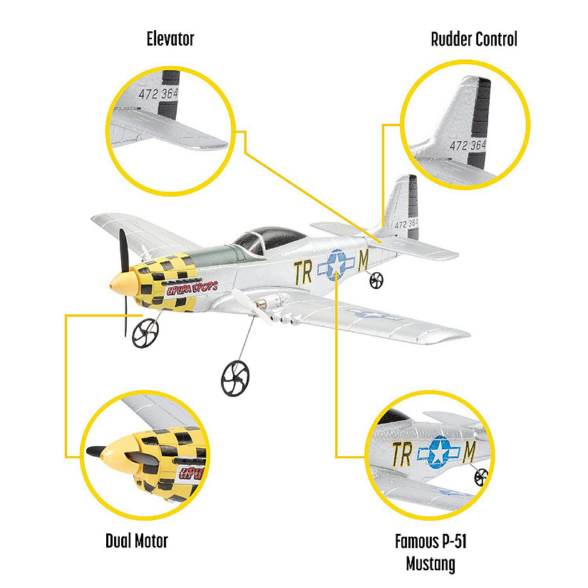 Rc Plane 2 Channel Remote Control Airplane