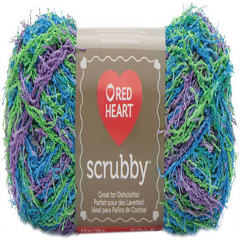 Red Heart Scrubby Yarn-Capri | Oriental Trading