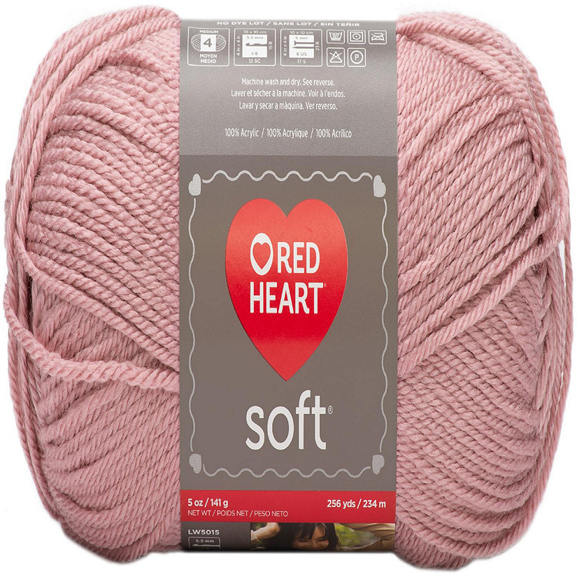 Red Heart Soft Yarn-Rose Blush | Oriental Trading