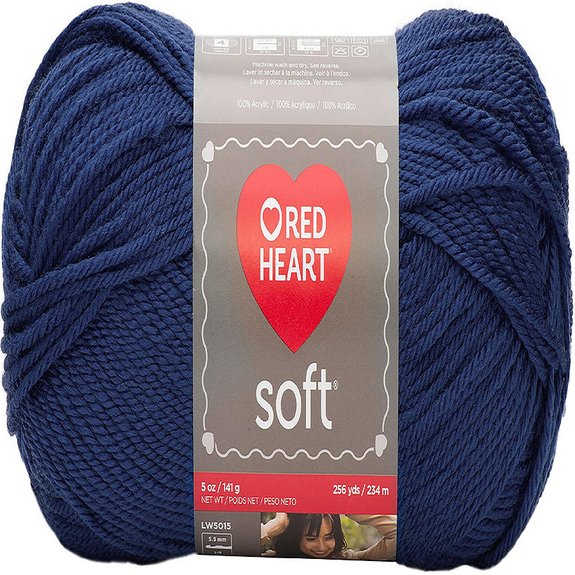 Red Heart Soft Yarn-Royal Blue
