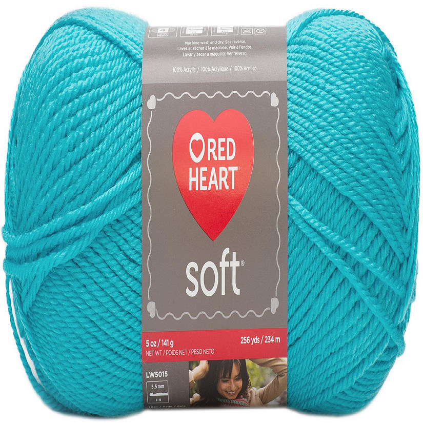 Red Heart Soft Yarn-Turquoise | Oriental Trading