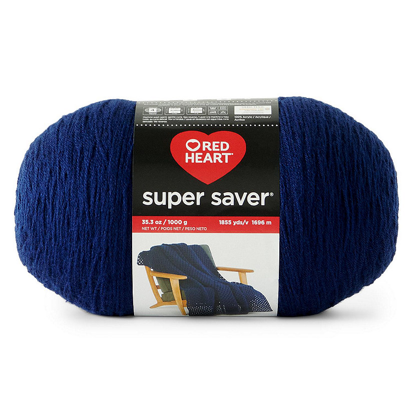 Red Heart Super Saver 1000g-Soft Navy