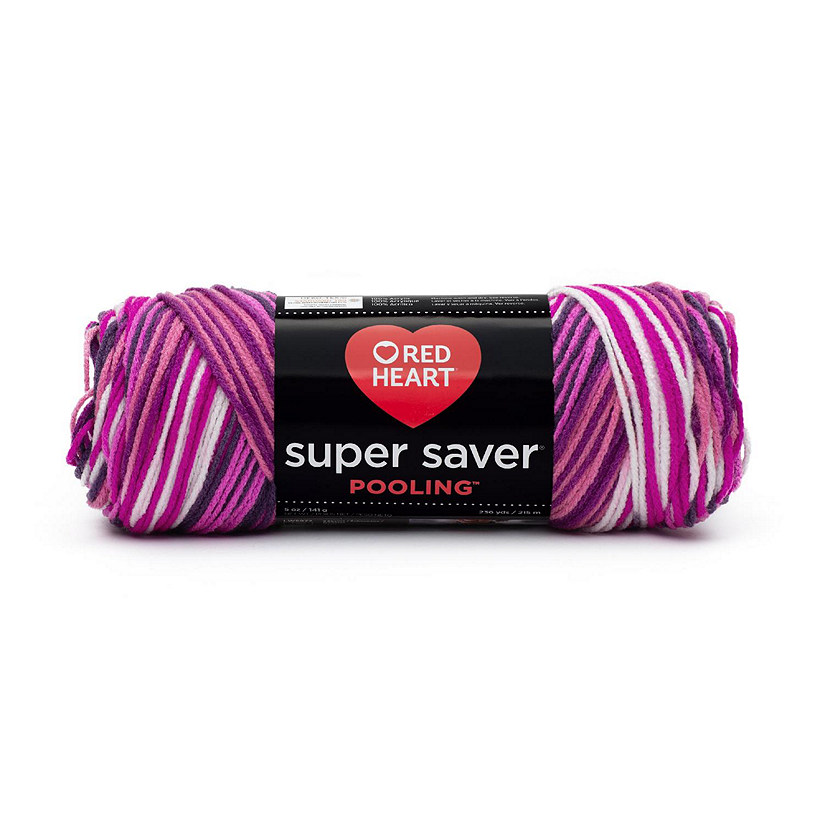 Red Heart Super Saver Pooling Yarn-Berry | Oriental Trading