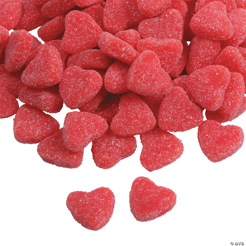Red Sour Gummy Hearts - Discontinued